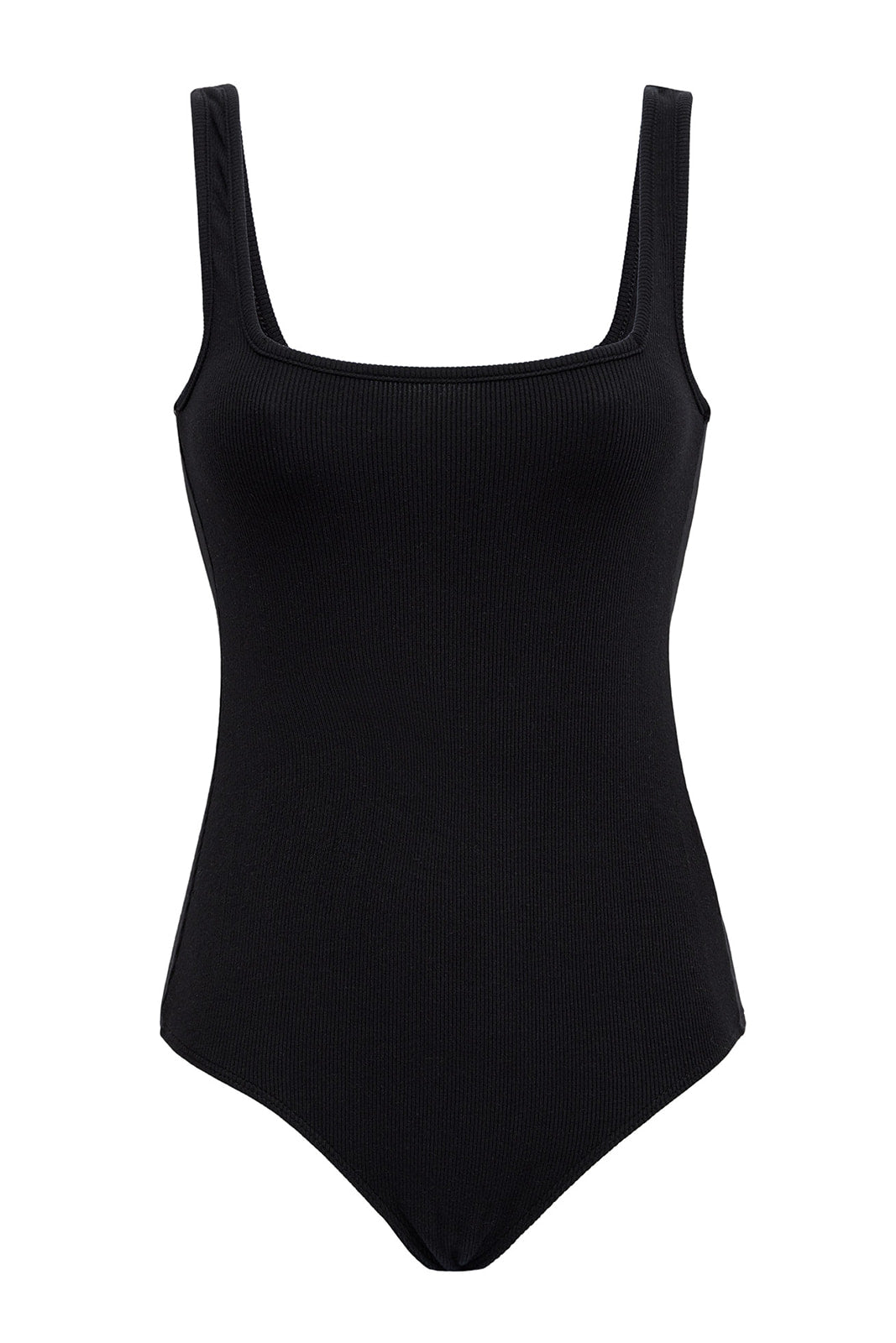 Ribbed Square Neck Tank Bodysuit – Shop Ambitionist